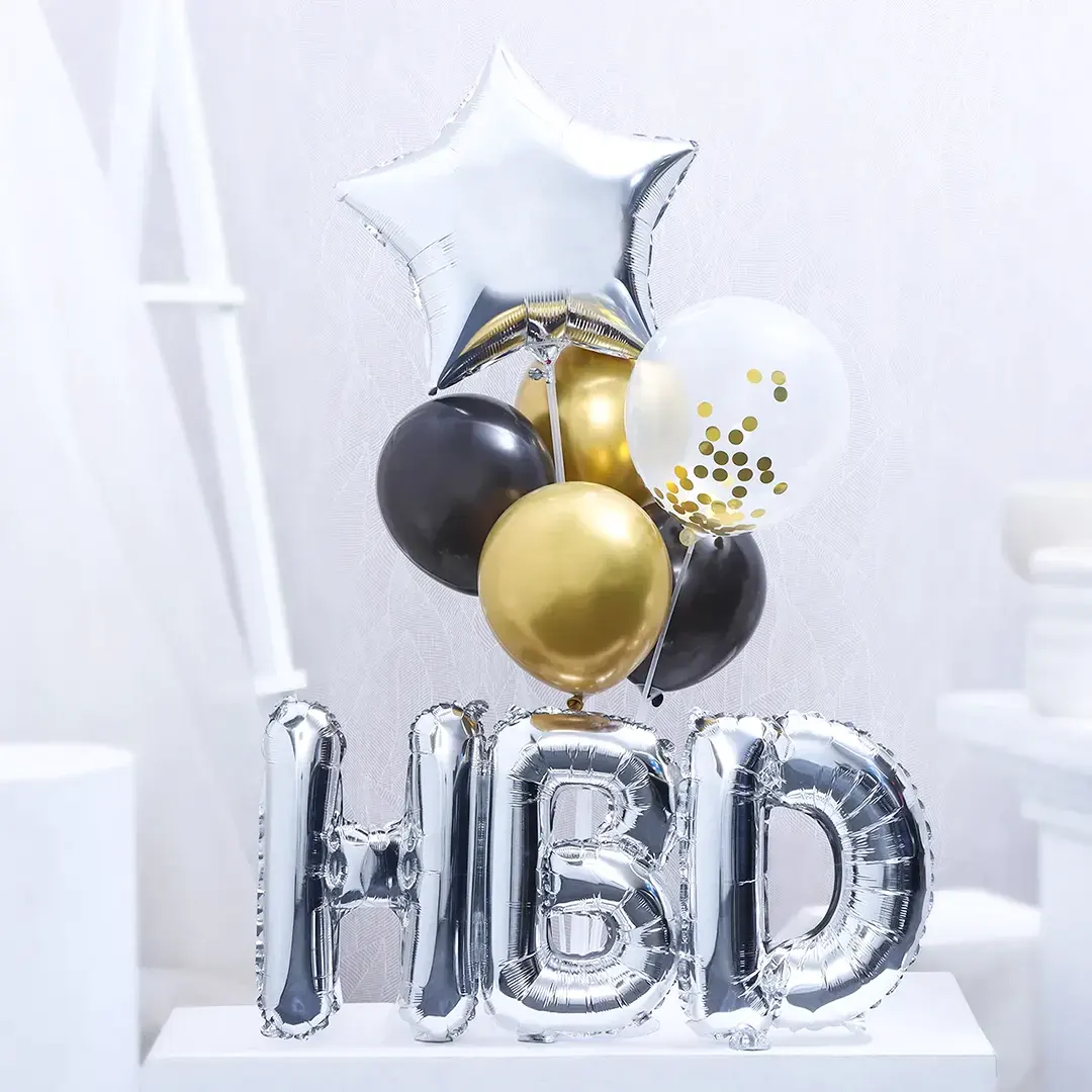 Chic Birthday Balloon Bouquet | Balloon Decoration in Delhi NCR | TogetherV